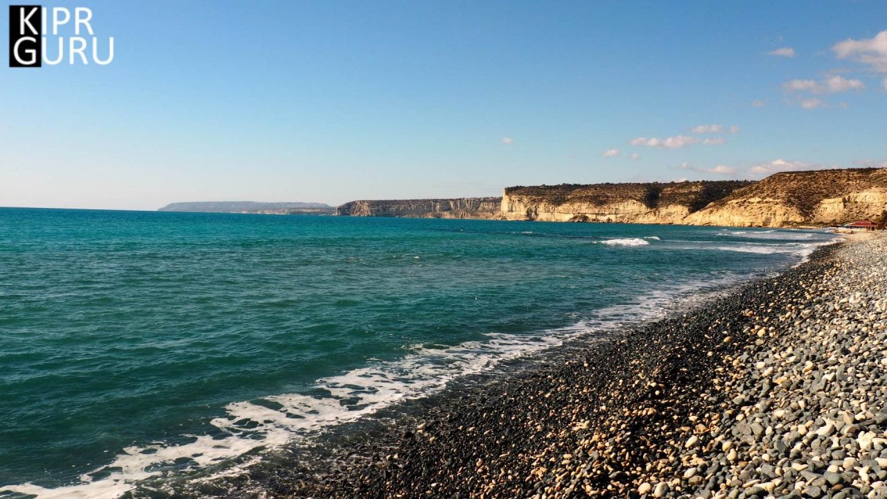 Пляж Kourion (Agios Ermogenis) beach ⋆ KiprGuru